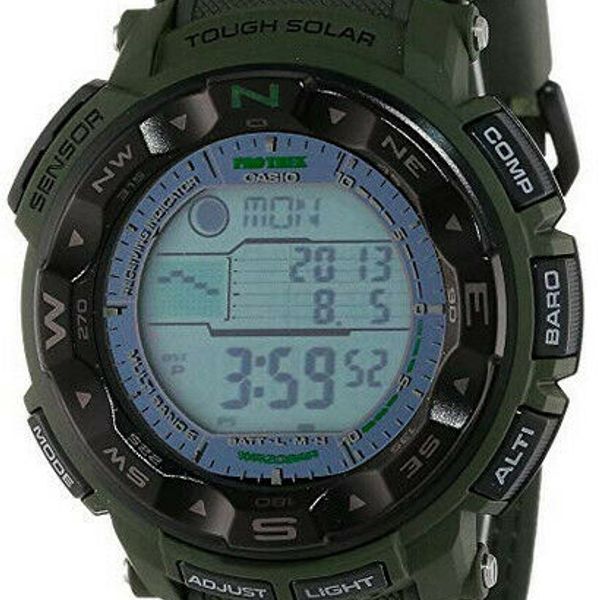 Casio Men's PRW-2500B-3CR ProTrek Tough Solar Atomic Digital Watch | WatchCharts