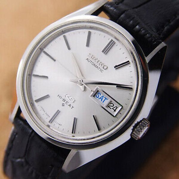 Authentic Mens King Seiko Hi-Beat Day Date Ref.5626-7110 Silver Dial Automatic | WatchCharts ...