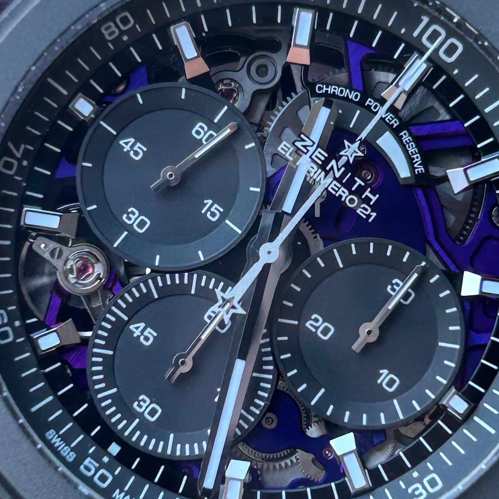 [WTS] ZENITH Defy El Primero 21 Ultraviolet 44mm Purple 97.9001.9004/80 ...