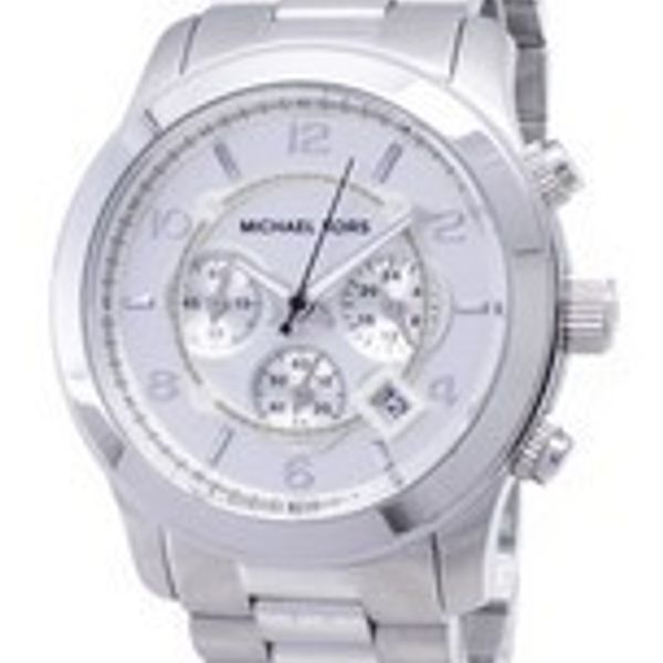 FS: Michael Kors Silver Runway MK8086 Men's Watch FREE WORLDWIDE ...