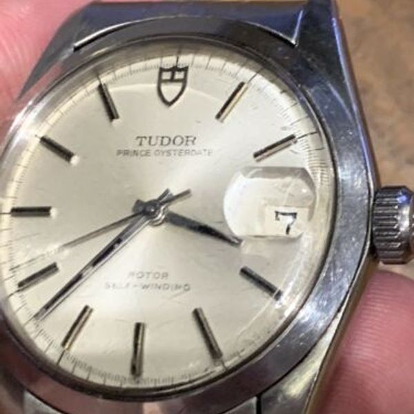 Rare Men Tudor Prince Oysterdate Rotor Self Winding Steel Watch 34mm ...