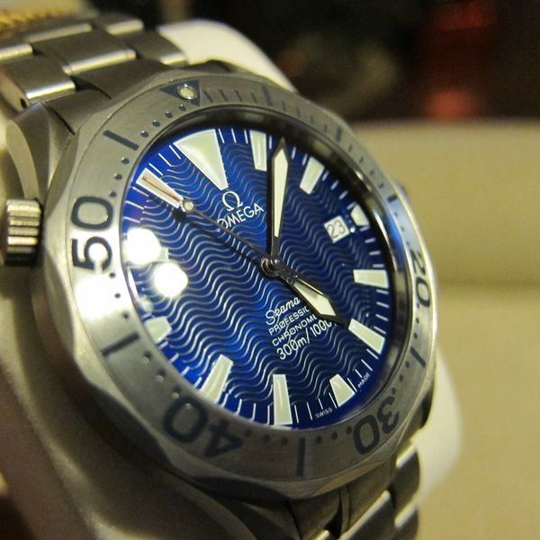 FS: Omega SMP - Electric Blue Titanium 2231.80 | WatchCharts Marketplace