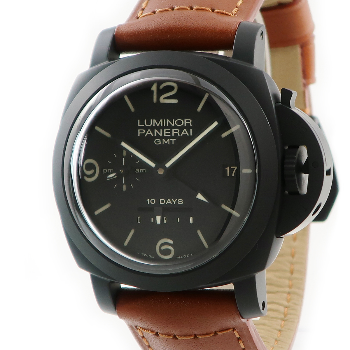 Panerai PANERAI Luminor 1950 10 Days GMT Ceramica PAM00335 See-Through ...