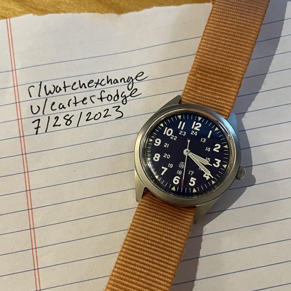 [WTS] Benrus DTU-2A/P Quartz Field Watch | WatchCharts Marketplace