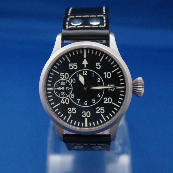 SOLD Wilson Watch Works Pilot - Hand wind Unitas movement - $300 ...