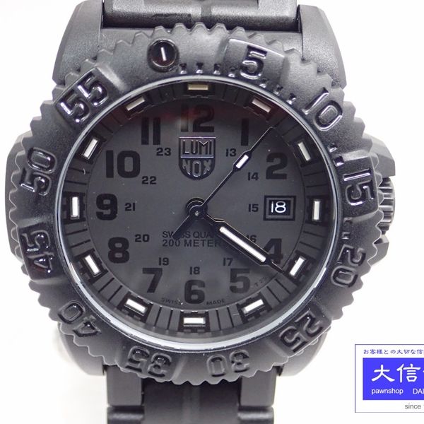 LUMINOX Men's Quartz NAVY SEAL COLORMARK 3050 SERIES All Black Ref ...