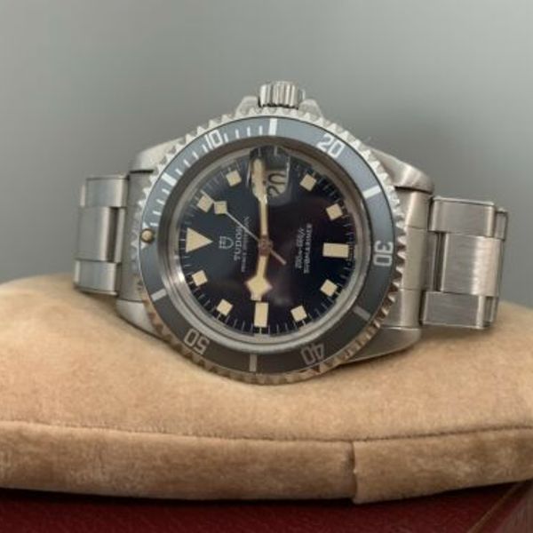 Vintage Rolex Tudor 9411 Submariner Snowflake Blue 40mm | WatchCharts ...