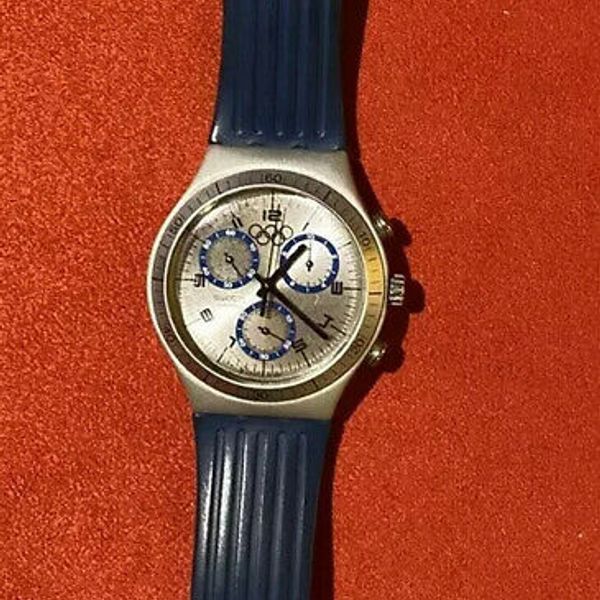 Swatch Irony Chrono YCS 1009 Athens 2004 Olympic Edition Sammlerstück ...