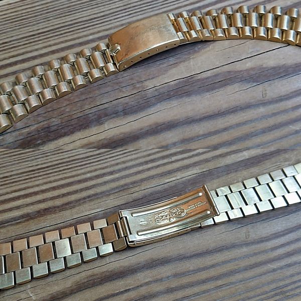 FS: Rolex 7286 18K President bracelet, links of 96673 S/G bracelet of ...
