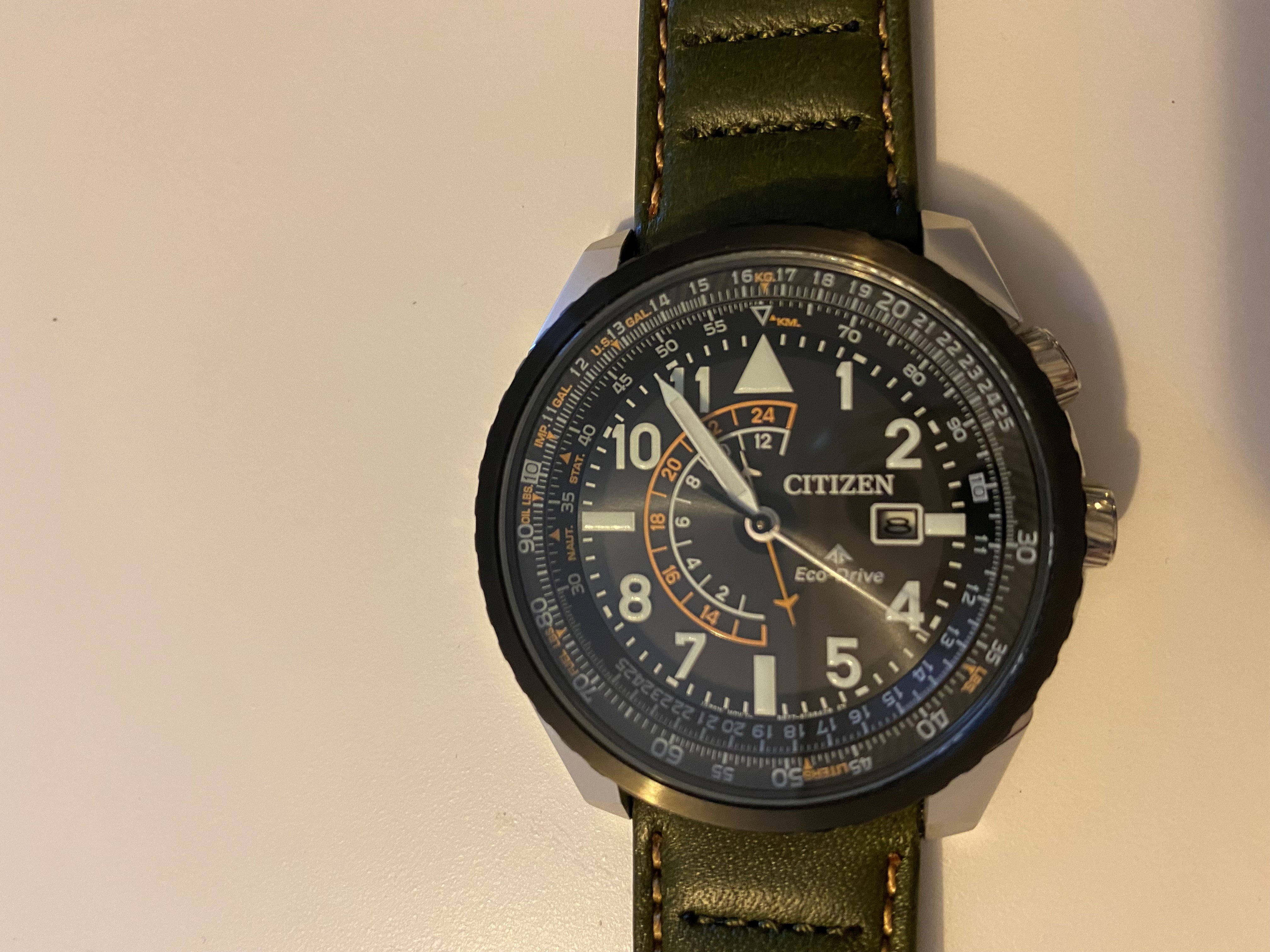 FS: Citizen Promaster Nighthawk on green strap | WatchCharts