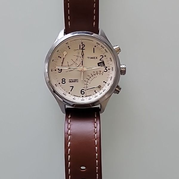 Vintage Timex Quartz 1854 Intelligent Mens Watch | WatchCharts Marketplace