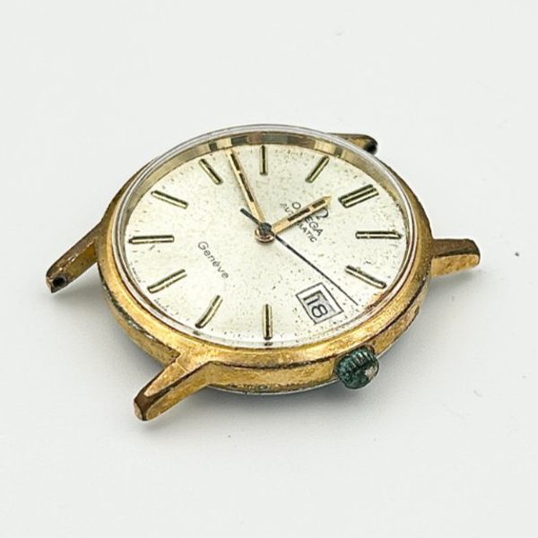 An Omega Automatic Geneve Wristwatch, without Strap sold for spares ...