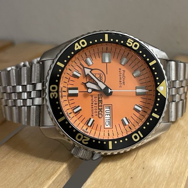 Seiko Vintage Dive Watch Men 7S26 0020 SKX007 43mm Automatic Doxa Mod ...