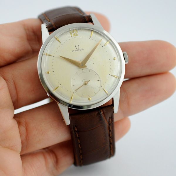 RARE OMEGA JUMBO MANUAL WIND VINTAGE DIAL GENTS WATCH AUTHENTIC REF ...