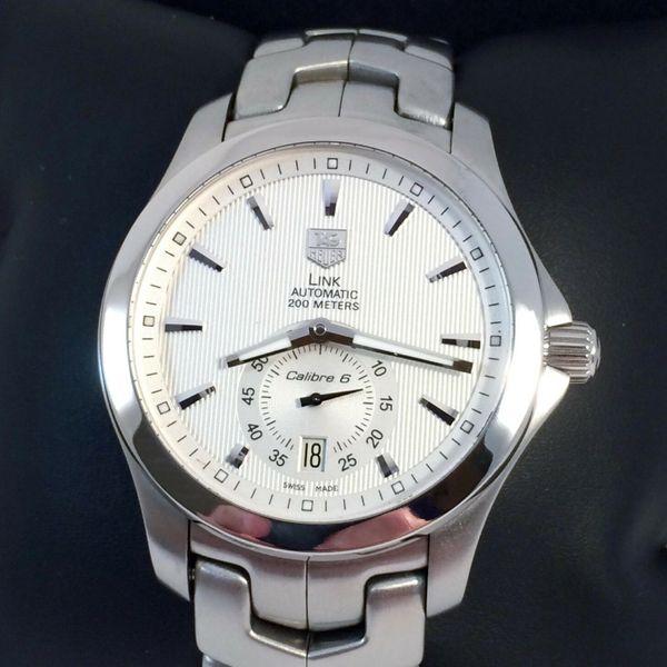 Tag Heuer Link Calibre 6 Mens Watch Automatic in Mint Cond. WJF211B ...