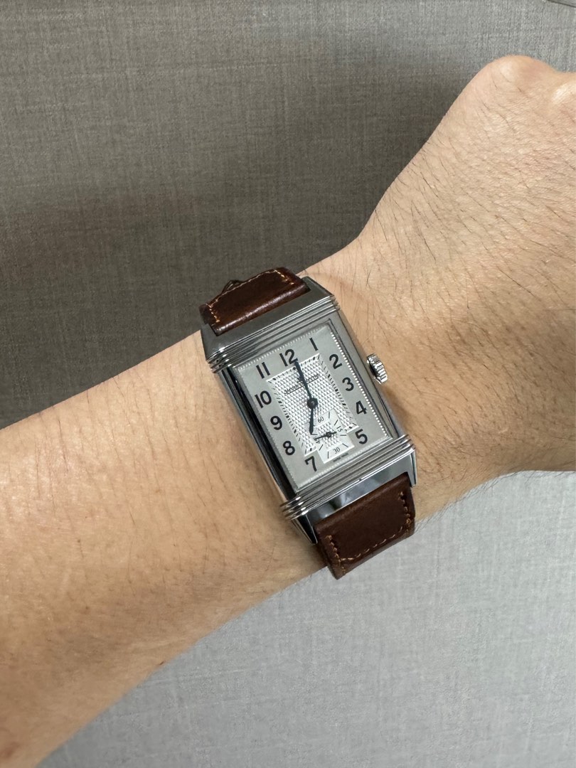 LOWEST!! 8 Years Warranty Like New Jaeger Lecoultre JLC Reverso Classic ...