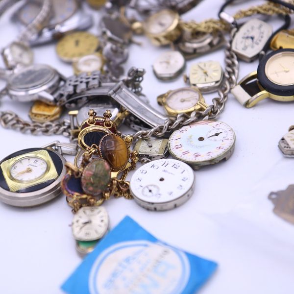 Watch lot for parts or repair movements parts mechanical vintage seiko ...