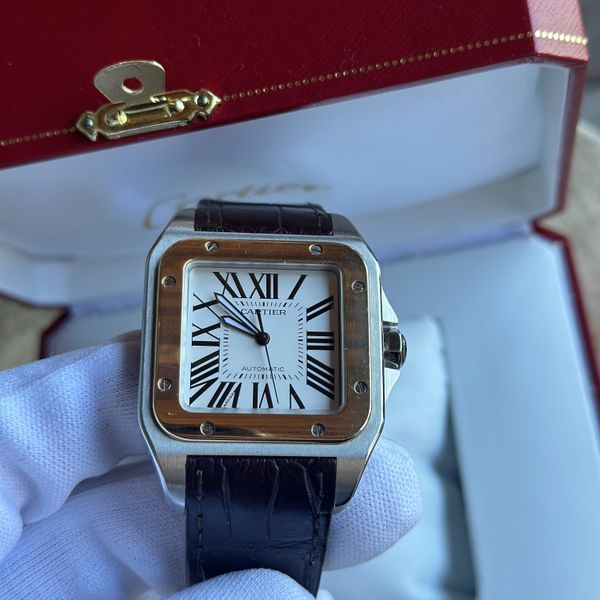 [WTS] 2017 Cartier Santos XL 100 Two-Tone W20072X7 Complete Set Men’s ...
