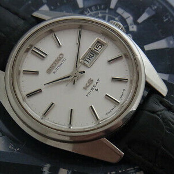 RARE VINTAGE KING SEIKO HI-BEAT DAT/DATE 5626-7000 AUTOMATIC 25 JEWELS WATCH | WatchCharts ...