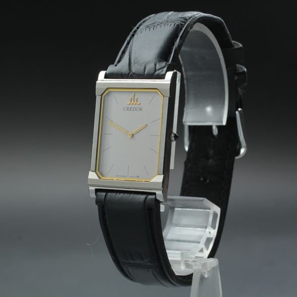 [Near MINT] Seiko Credor 8420-6990 Silver Dial Quartz Women's Watch ...