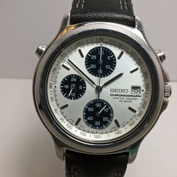 Rare Seiko Speedmaster SBBZ007 7T27-6A70 Panda Chronograph (RAF Gen 2 Movement) | WatchCharts ...