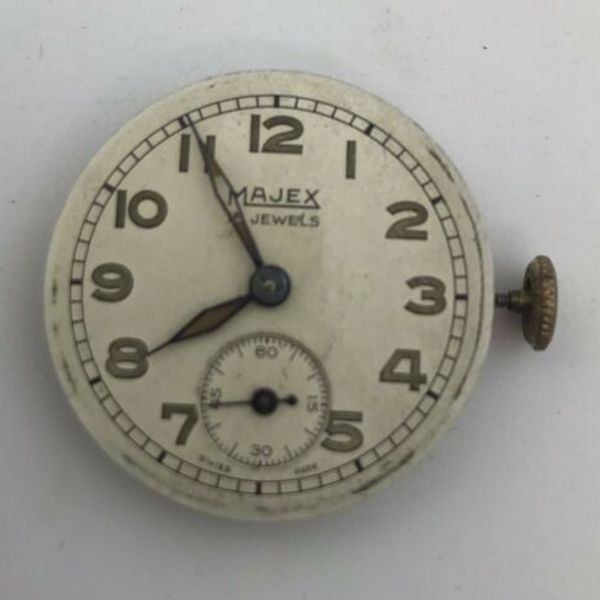 VINTAGE MAJEX WATCH MOVEMENT & DIAL. | WatchCharts Marketplace