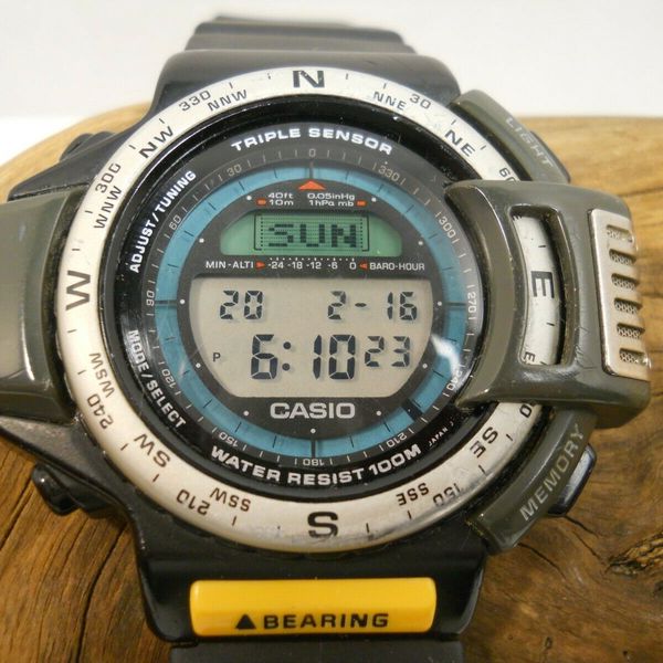 Casio Triple Sensor Watch 1170 ATC-1200 New Battery with a Replacement ...