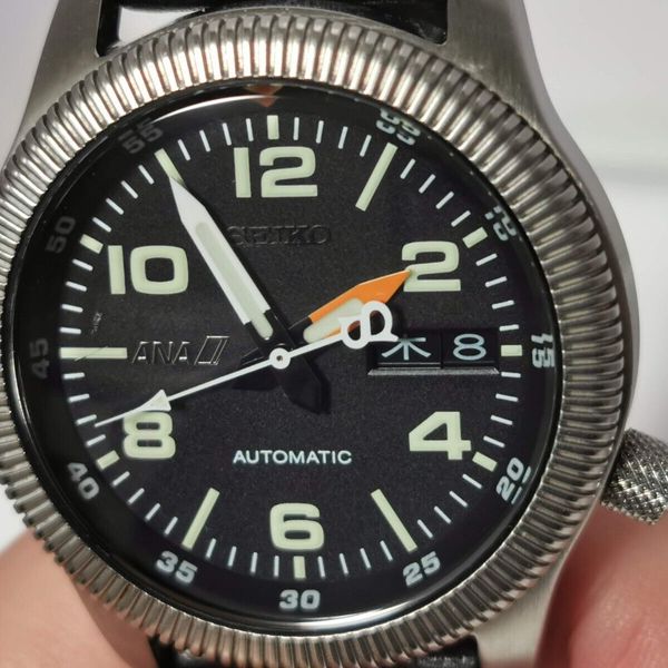 EXC SEIKO ANA limited SBRS00F 7S26-0620 Pilot Watch Automatic Day Date ...