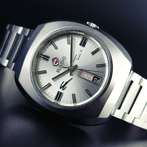 Vintage Rado "Sapphire Gazelle 74" Men's Automatic Watch- Original ...
