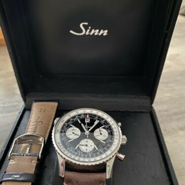 Sinn 903 Navitimer Swiss ETA Valjoux 7750 AUTO Chronograph Date Black ...