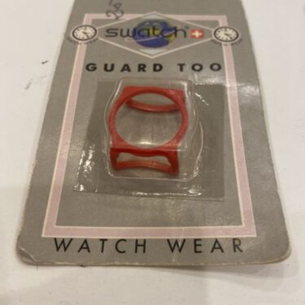 Original Swatch Red Guard small for ladies 25mm face swatches | WatchCharts