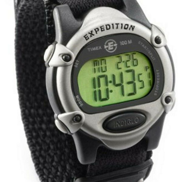 Timex Unisex T47852 Expedition Mid-Size Digital CAT Fast Wrap Strap ...