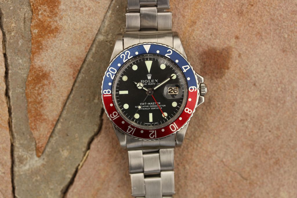 1966 Rolex GMT-Master ref. 1675 MK0 Matte Dial, Mini-GMT Hand | WatchCharts