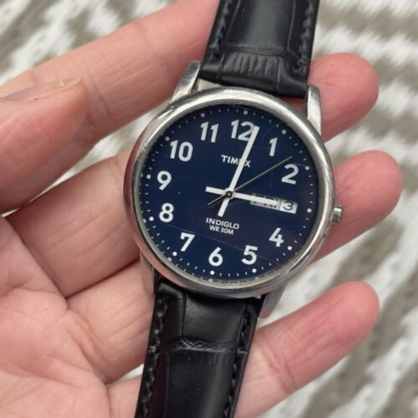 Timex Indiglo WR30M Mens Quartz Watch With Day Date W8 | WatchCharts Marketplace