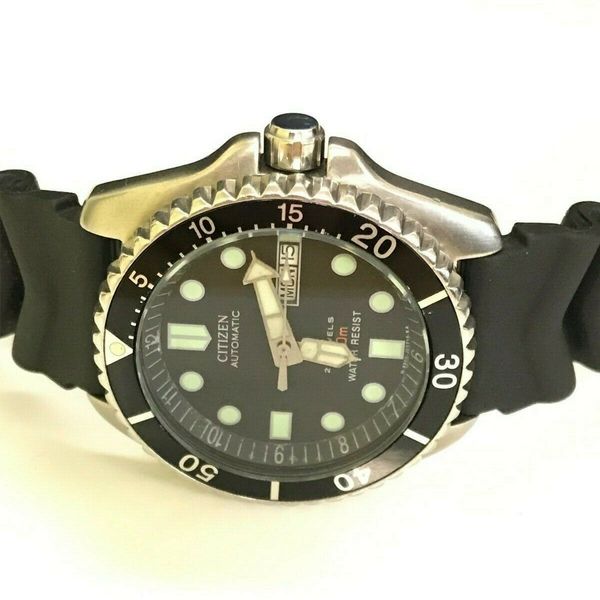 Citizen Promaster NY2300-09E Automatic Midsize Submariner Black Diver ...