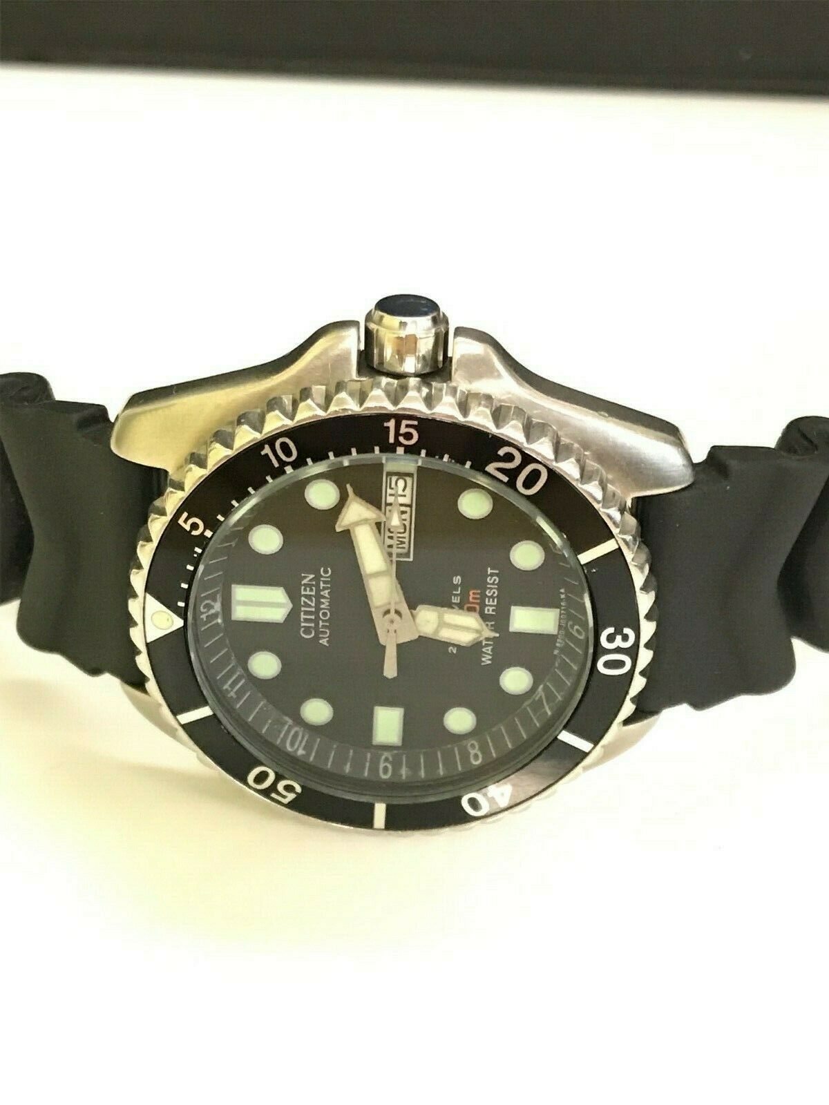 Citizen Promaster NY2300-09E Automatic Midsize Submariner Black Diver ...