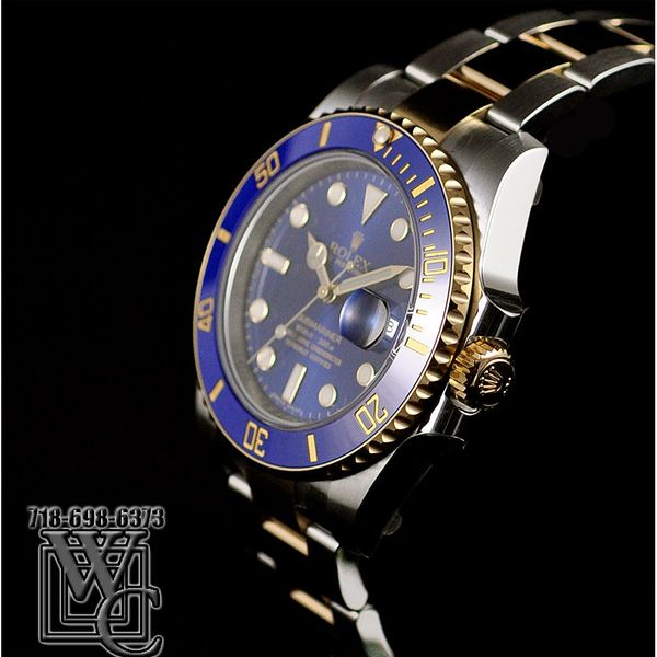 Rolex submariner 116613 ceramic bezel 18k/steel two tone unworn new ...