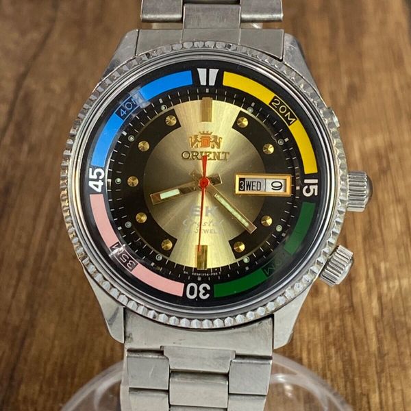 Orient SK King Diver Crystal vintage automatic 21 jewels Japan mens ...
