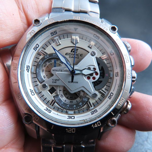 EF-550 Casio Edifice Chronograph Quartz Men Watch | WatchCharts Marketplace