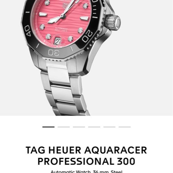 Tag heuer Pink Limited Edition | WatchCharts Marketplace