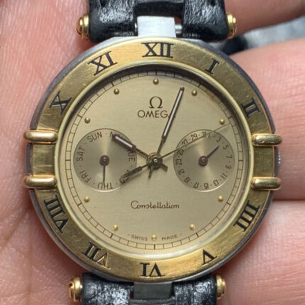 Omega Constellation Quartz Day Date Cal. 1444 (ETA255.471) Ref 196.1070 ...
