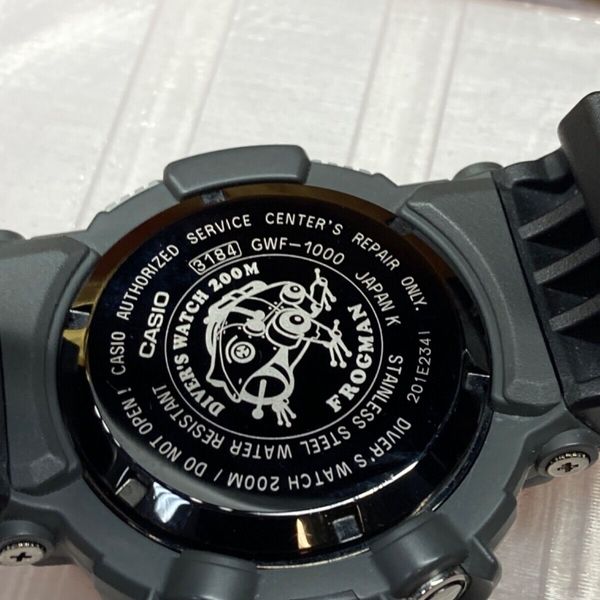 Casio Frogman 3184 GWF-1000 Divers's Watch 200m G-Shock Watch ...