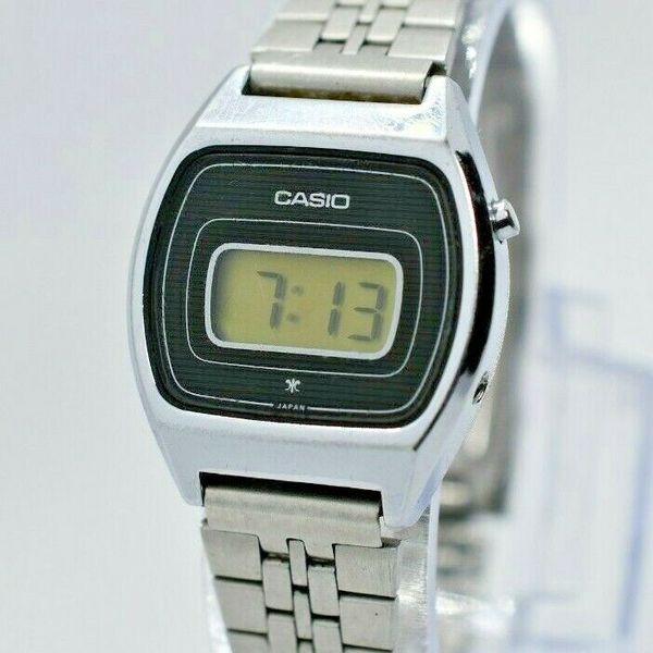 Rare Vintage Women's Casio LCD Watch LS602, Module 125, Silver/Black ...