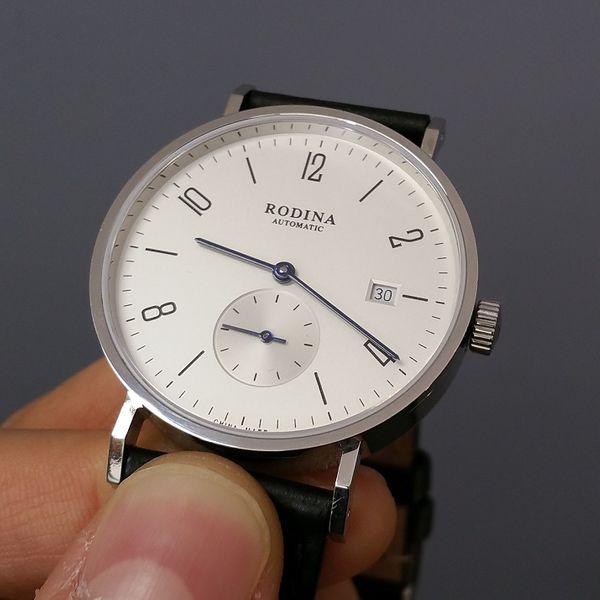 FS: Rodina white dial - Nomos homage - $120 shipped OBO | WatchCharts ...