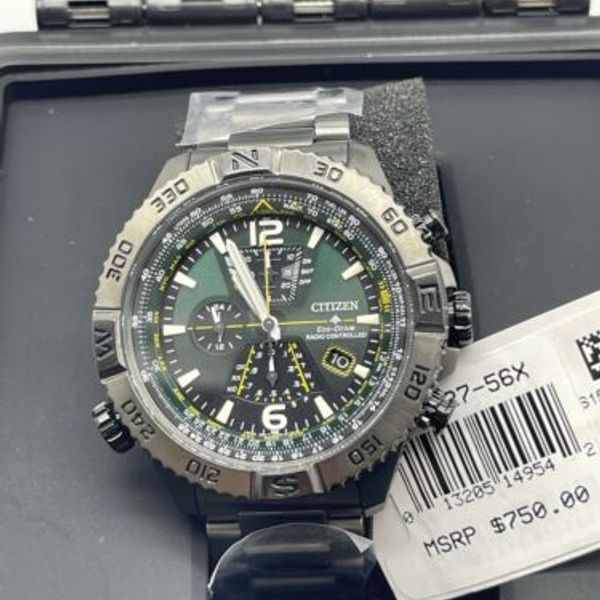 Citizen Promaster Navihawk AT8227-56X 48mm Grey Stainless Steel Men's ...