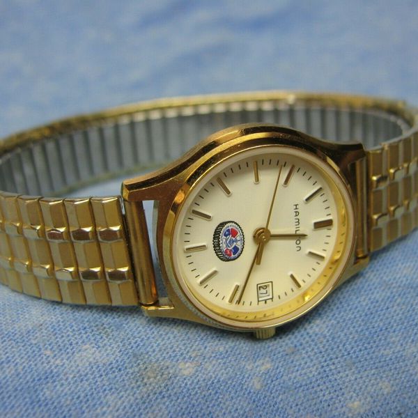 Women's HAMILTON Gold Watch w/ New Battery | WatchCharts