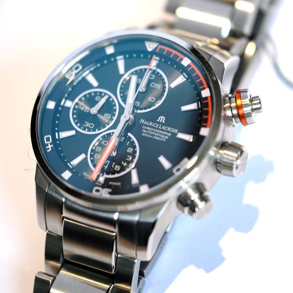 Maurice Lacroix Pontos S Swiss Chronograph Dive watch new condition ...