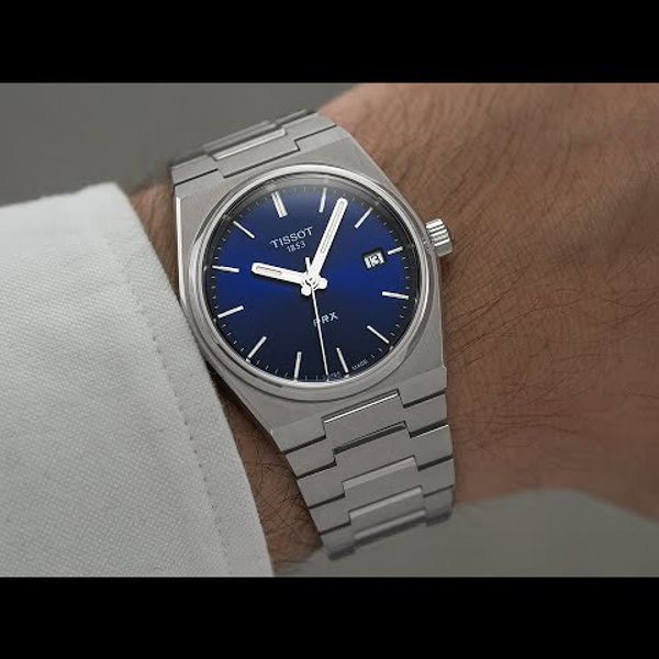 Tissot PRX Quartz 35MM dark blue | WatchCharts Marketplace
