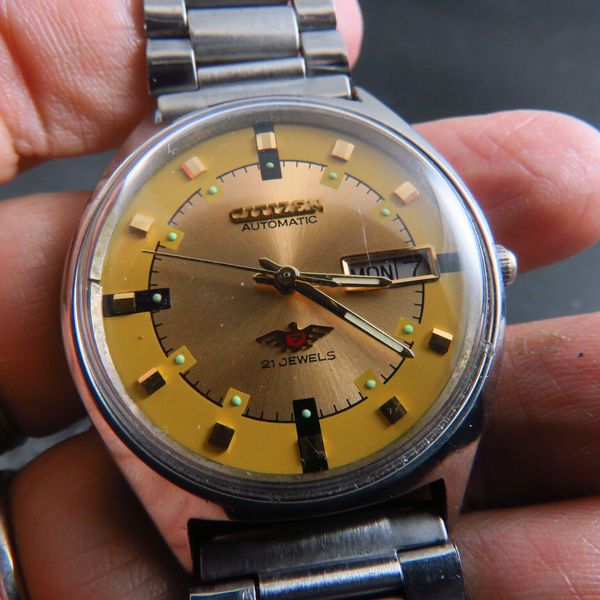Japan Citizen Eagle 7 Daydate Automatic Men Watch | WatchCharts Marketplace