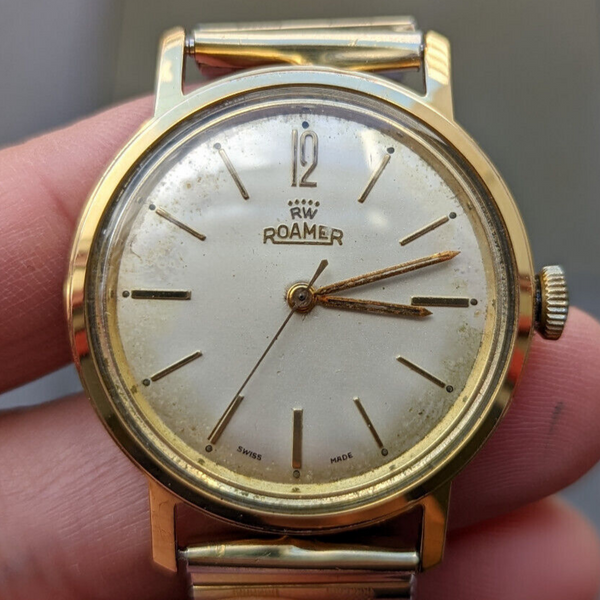 Roamer Handaufzug Vintage-Uhr aus den 1960er Jahren | WatchCharts ...